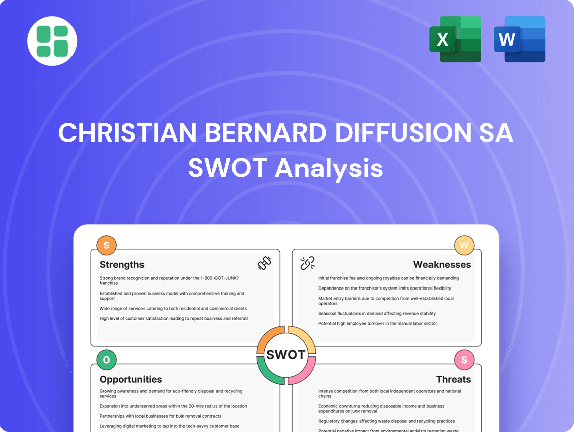 Christian Bernard Diffusion SA SWOT Analysis – Pestel-analysis.com