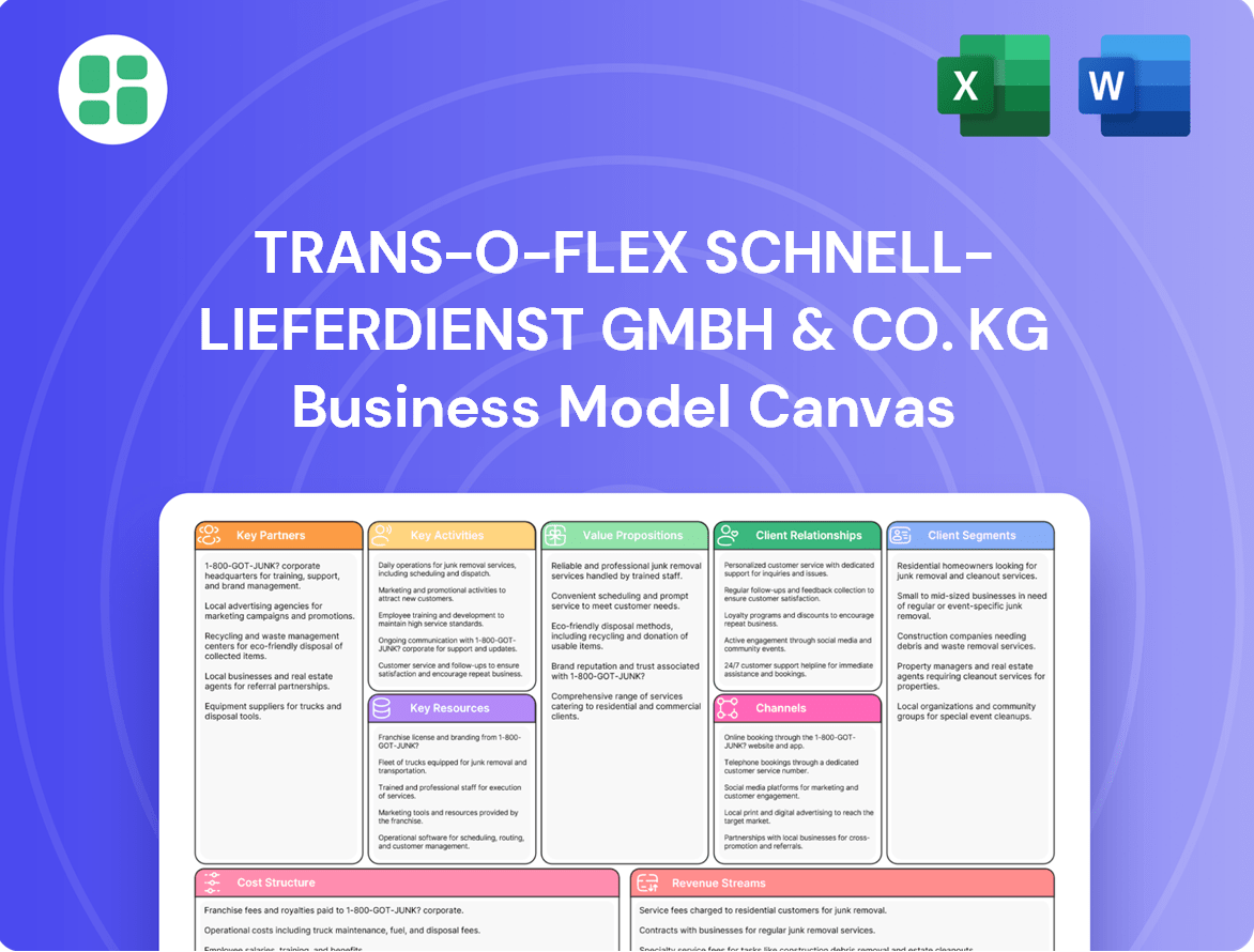 trans-o-flex Schnell-Lieferdienst GmbH & Co. KG: Business Model Canvas ...
